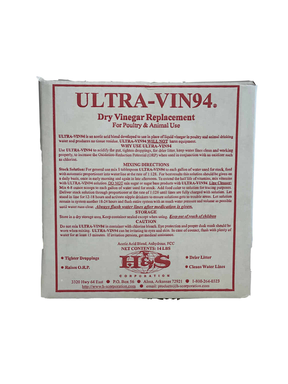 Ultra Vin 94 Clear View Enterprises