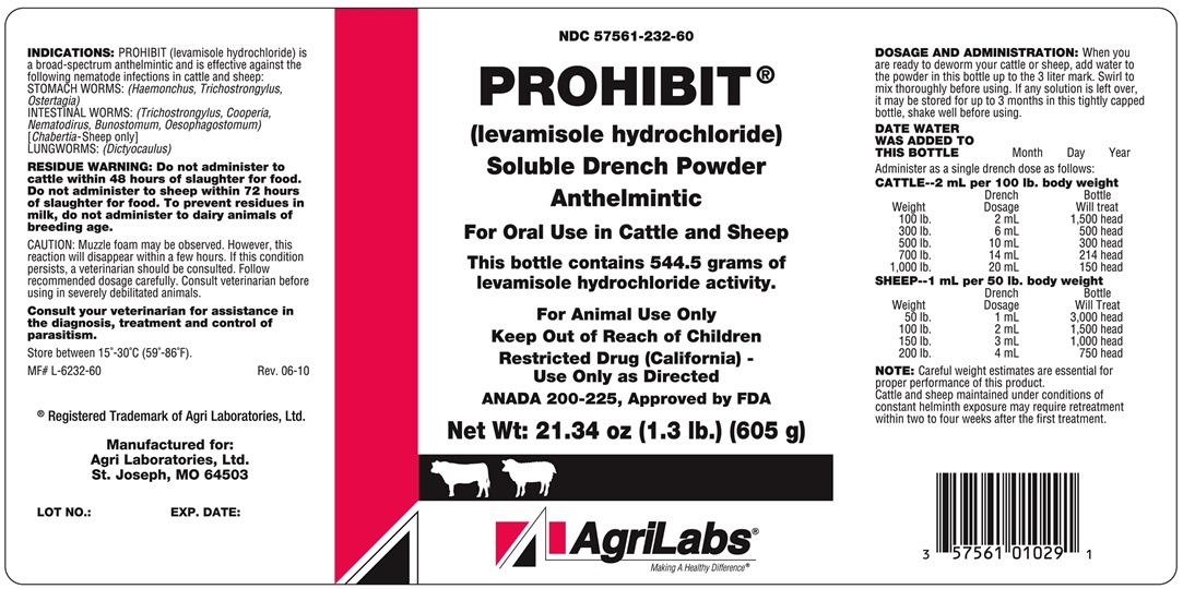 Prohibit Soluble Drench Powder - Clear View Enterprises