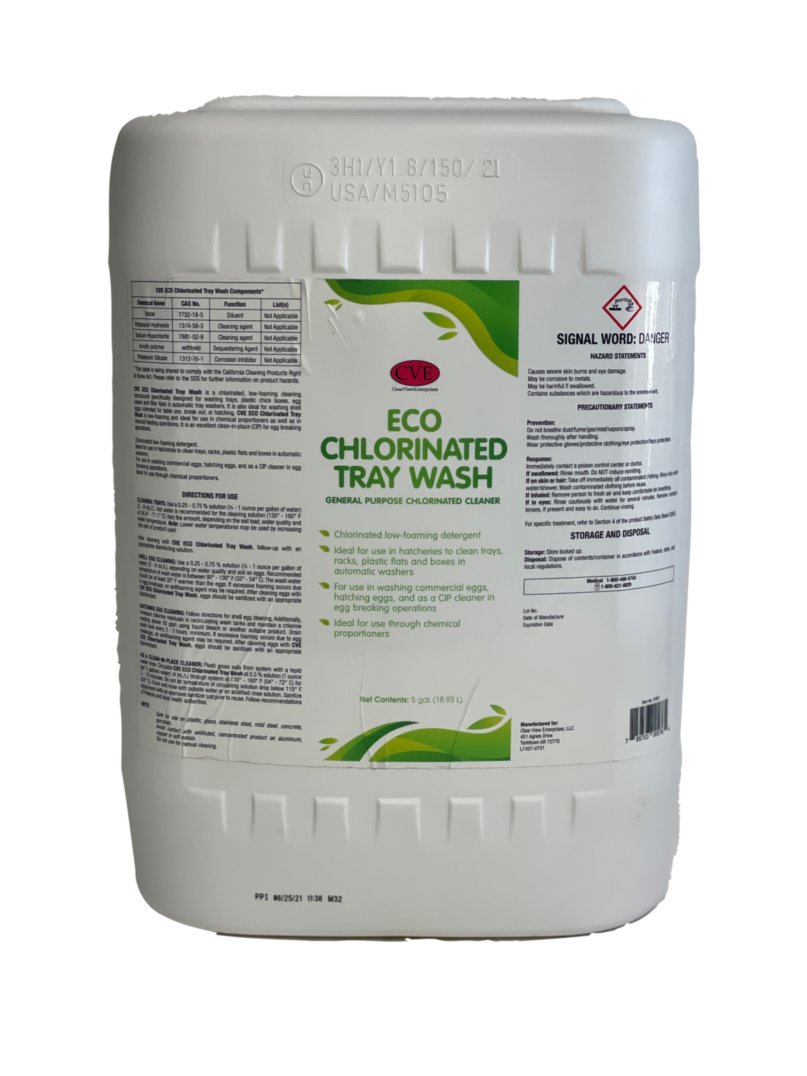 ECO Chlorinated Tray Wash | Clear View Enterprises